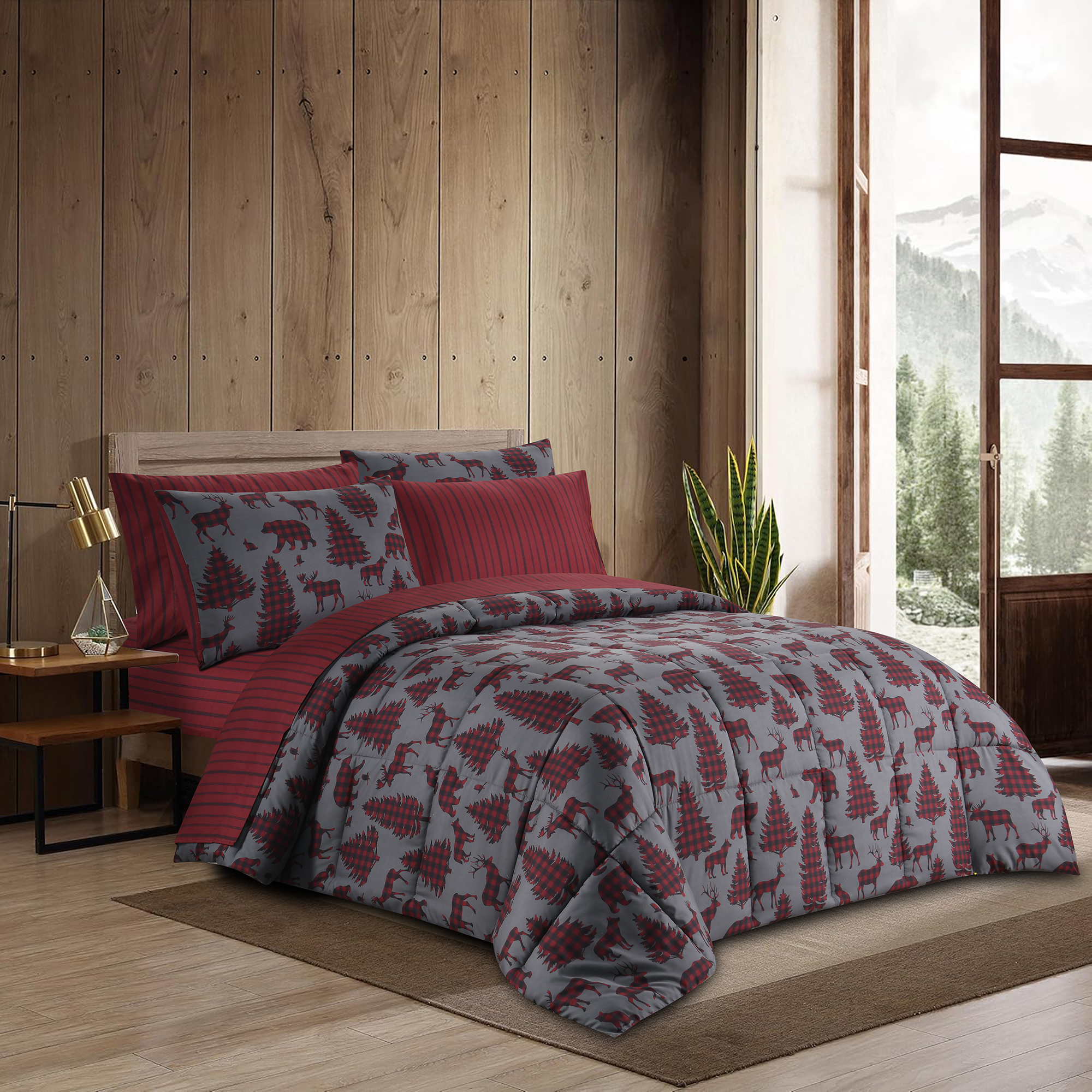 Needle & Pine Wilderness Patch Bed-In-A-Bag Bedding Set | Bass Pro ...